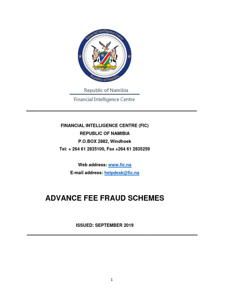 Advance Fee Fraud Schemes | PDF | Fraud | Crimes