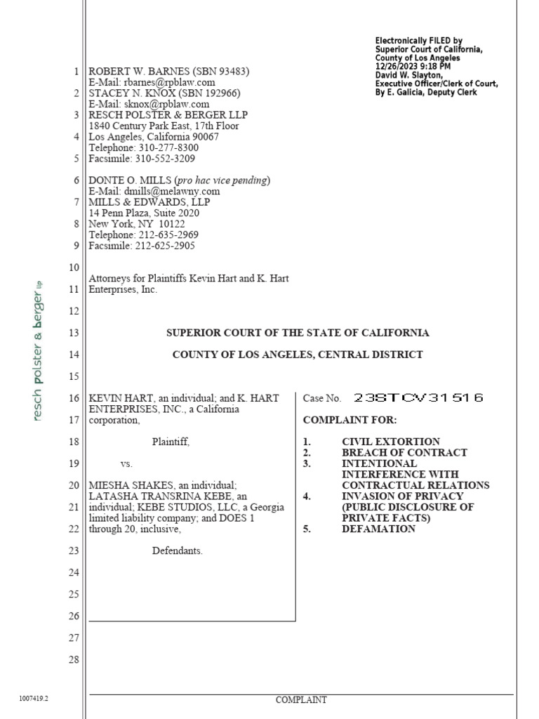 Hart v. TashaK | PDF | Arbitration | Damages