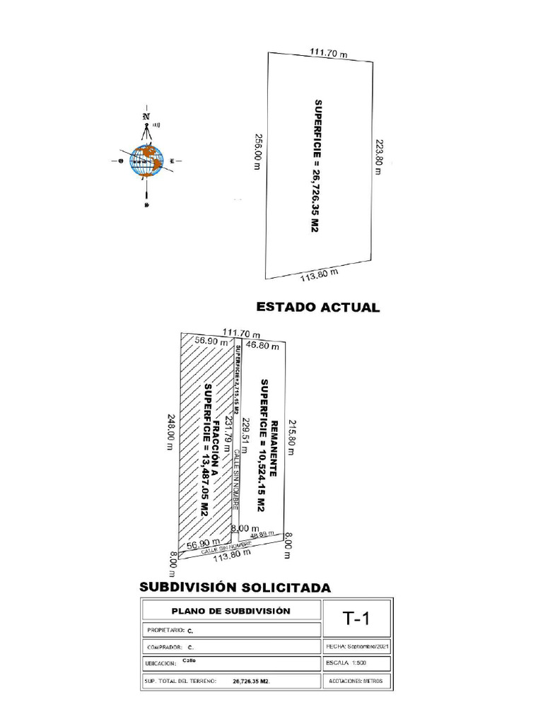 Plano de Subdivisión | PDF