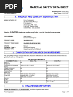 msds-BERGER Paint | PDF | Titanium Dioxide | Paint