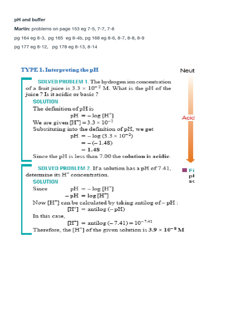 Ans - PP - I Practice Problems Isotonicity, Buffer Eq and Capacity ...