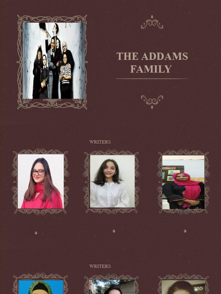 Adams Family Scenes Finalll | PDF | Dark Triad