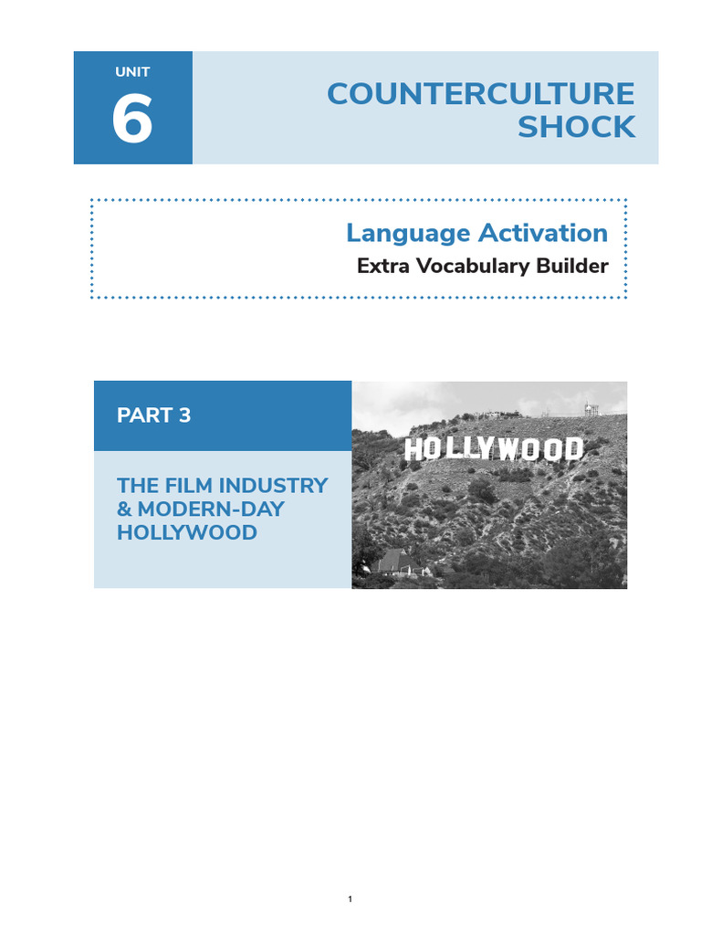 U6 Part 4 Extra Vocabulary Builder | PDF