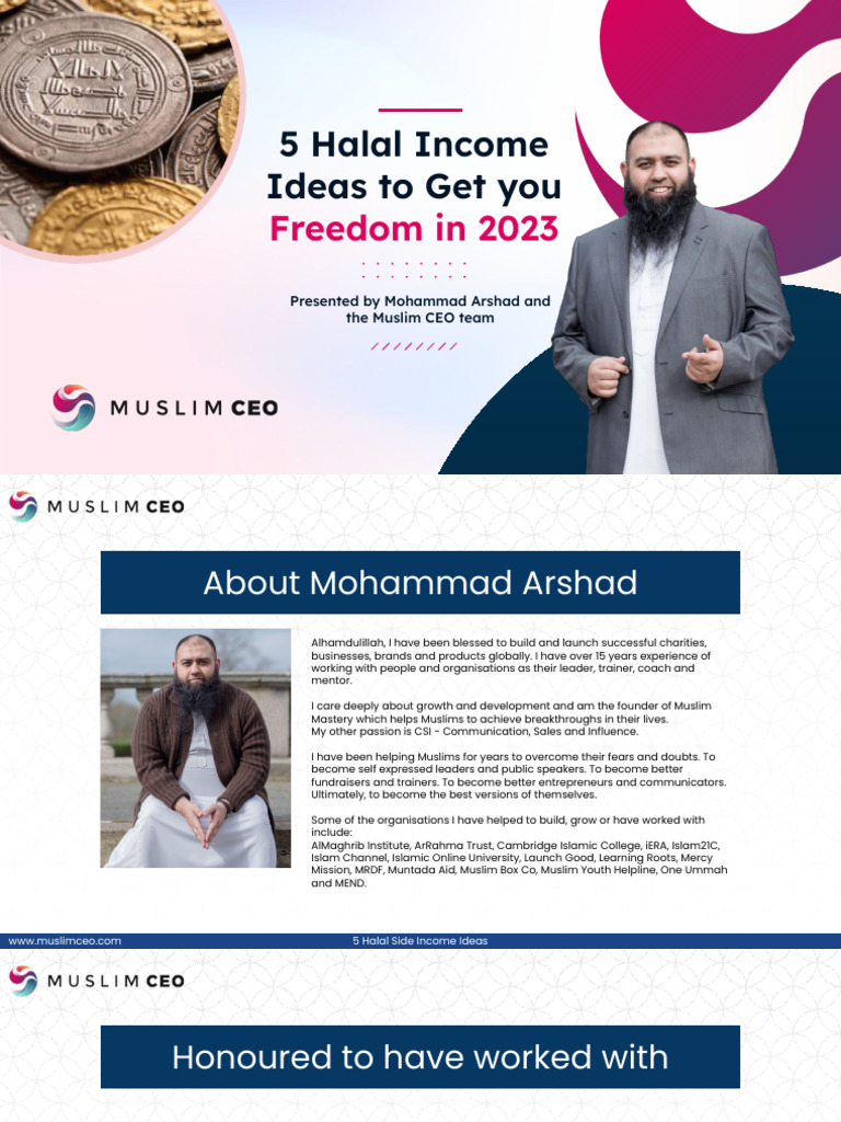 5 Halal Side Income Ideas 2023 | PDF | Money | Profit (Economics)