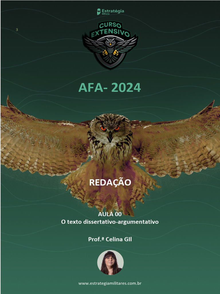 Redação AFA 2024: Guia Prático | PDF | Pensamento | Tempo