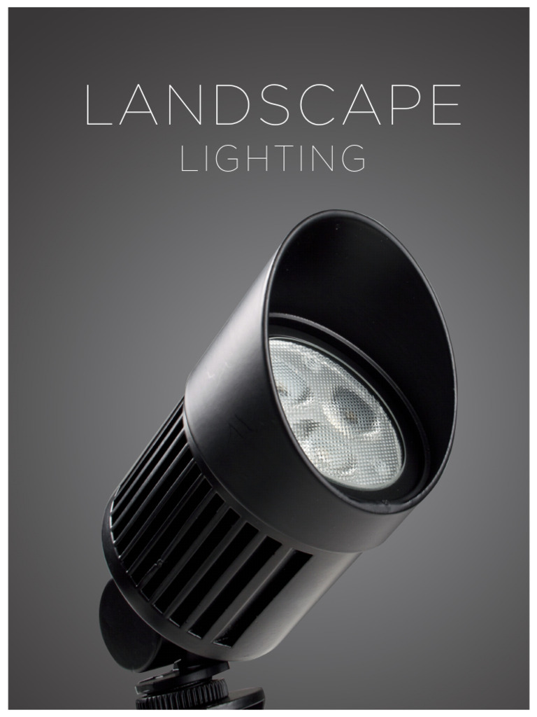 Landscape Lighting Design Guide | PDF | Lighting | Components