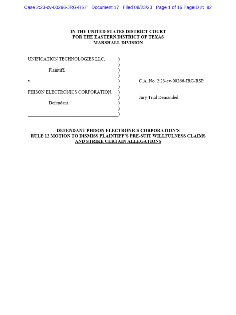 Phisoin Electronics MTD | PDF | Federal Rules Of Civil Procedure ...