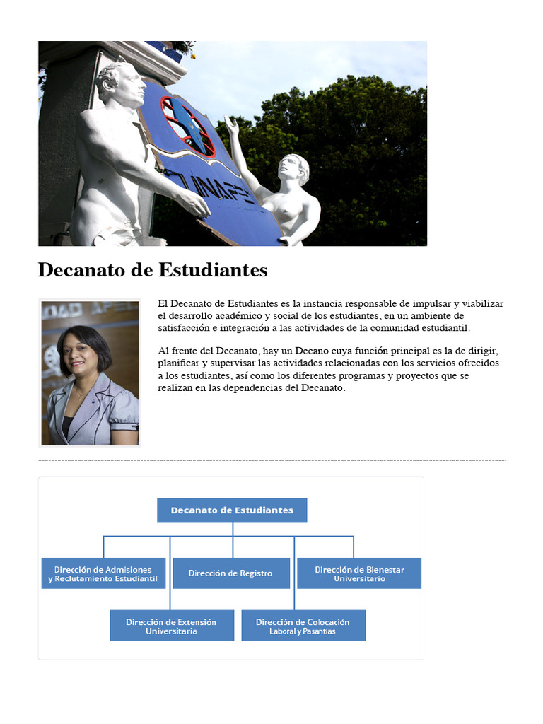 Universidad APEC - Decanato de Estudiantes | PDF | Universidad Universidad APEC - Decanato de Estudiantes | PDF | Universidad