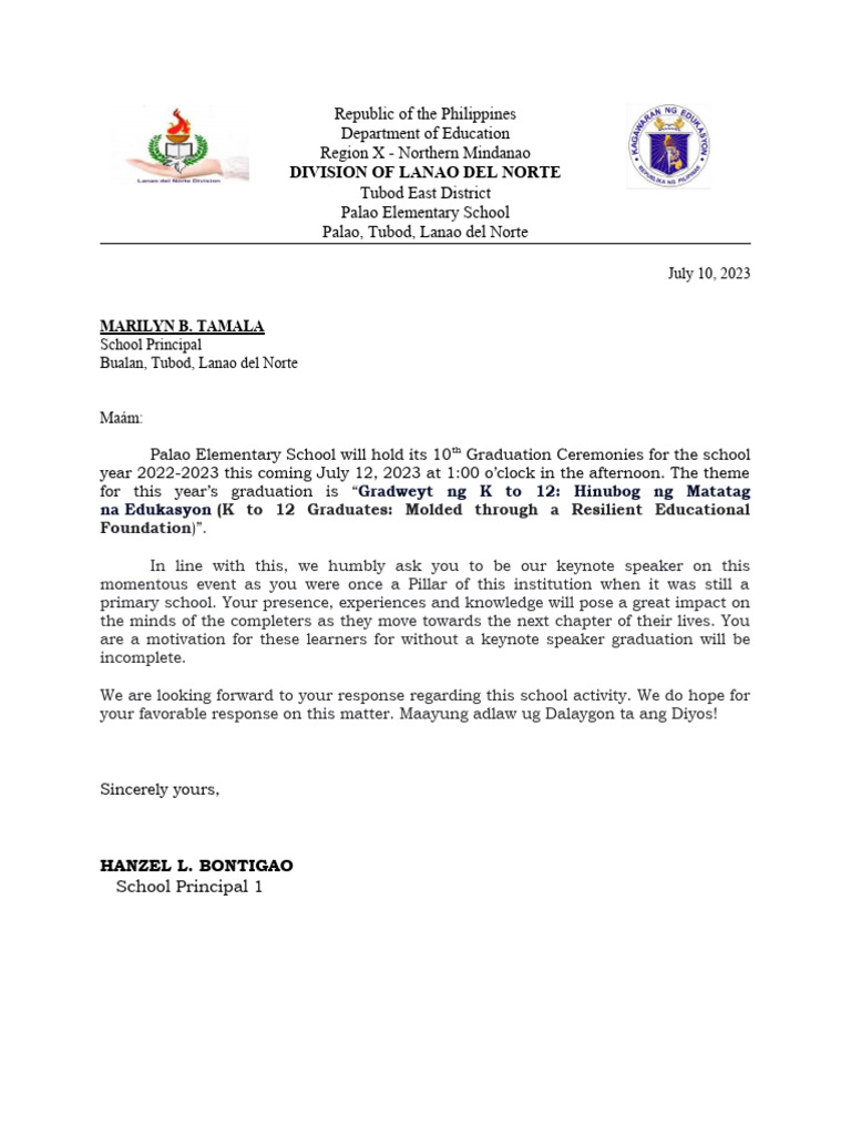 Invitation To Keynote Speaker | PDF