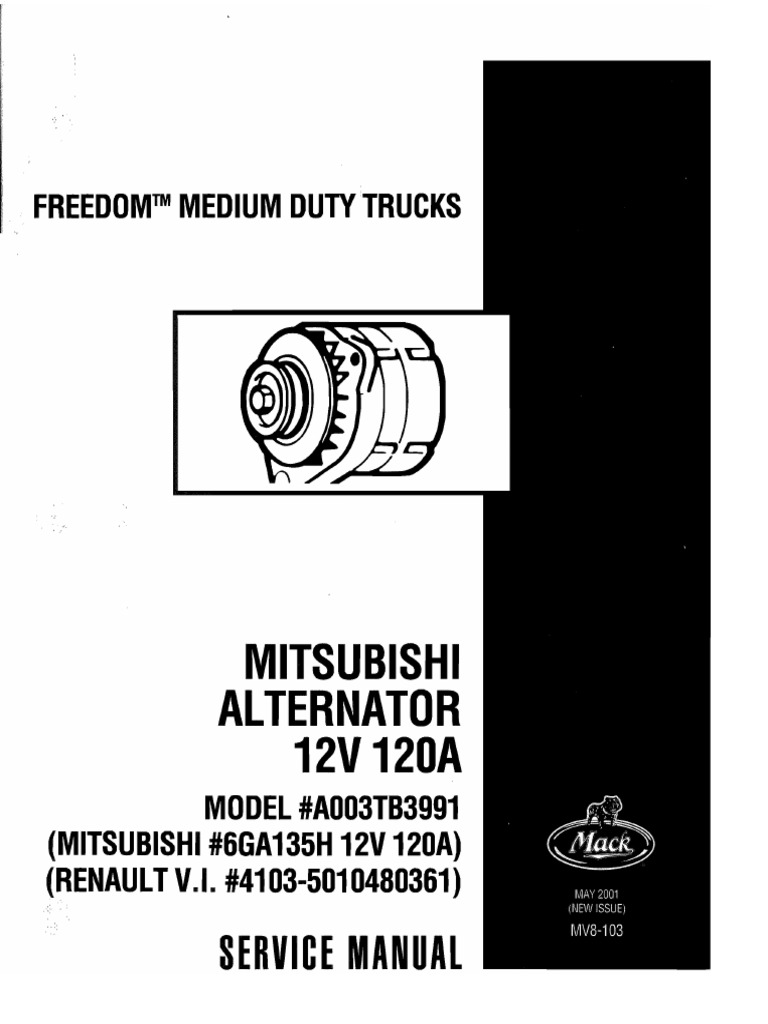 Freedom-Md Trucks - Mitsubishi Alternator - Service | PDF