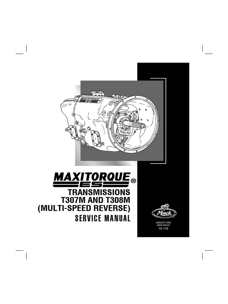 T307M/T308M Transmission Manual | PDF | Pound (Mass) | Gallon