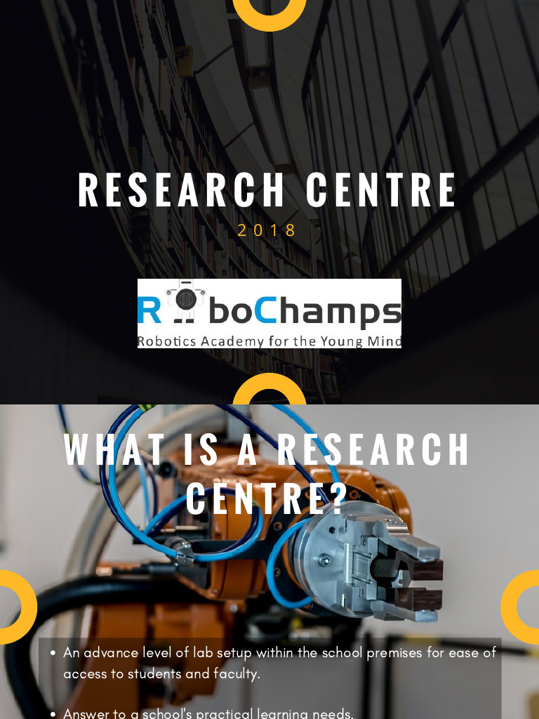 Robochamps Research Centre Overview | PDF | Cognition | Intelligence