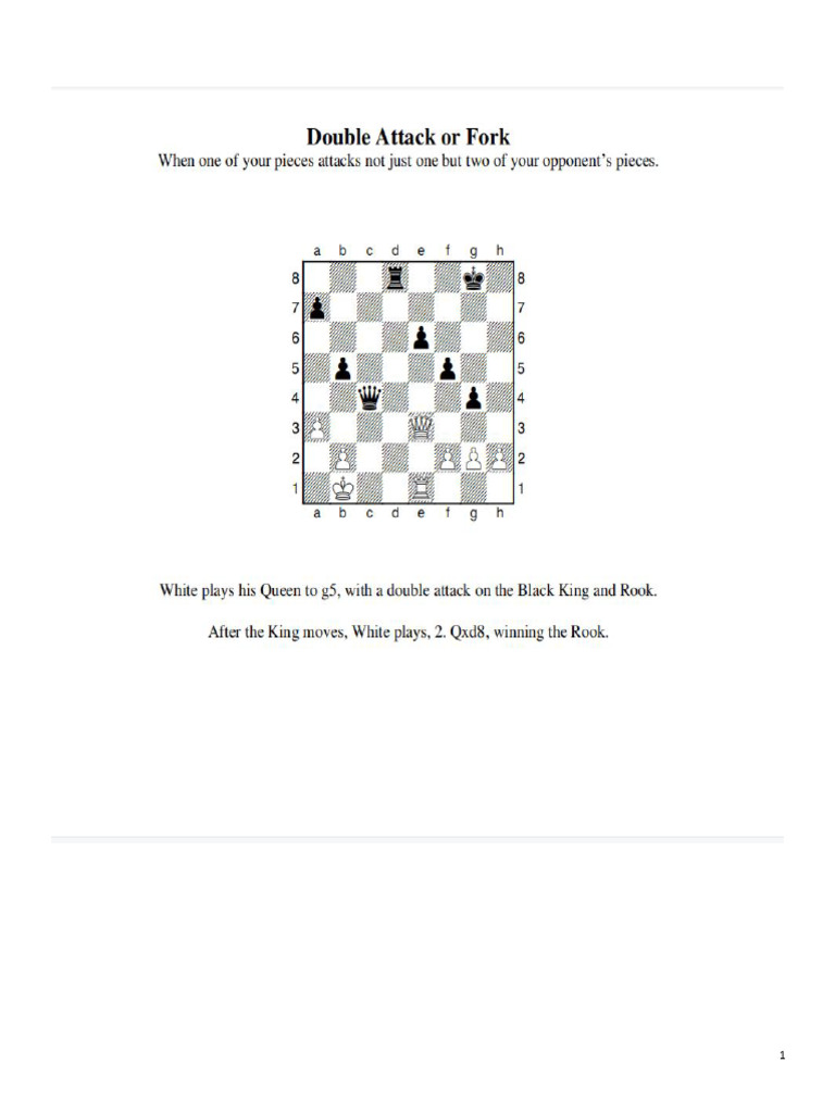 8 - Double Attacks - Forks | PDF