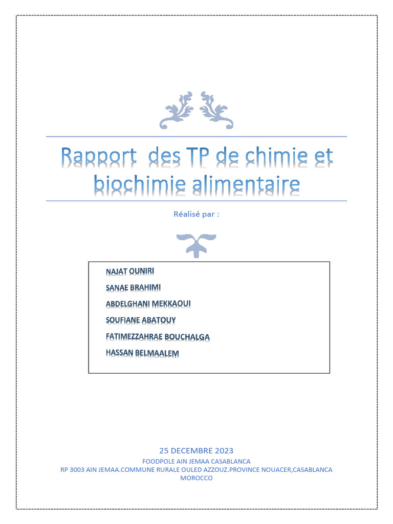Rappot 1 5 | PDF
