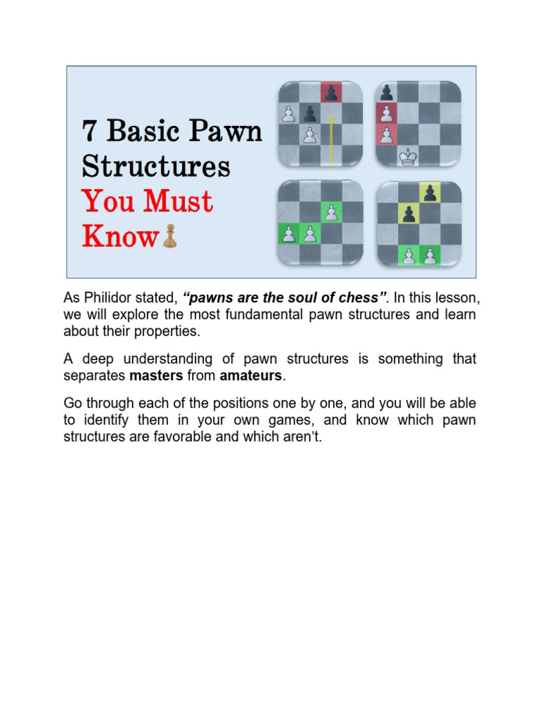 11 - Pawn Structure | PDF | Chess | Traditional Board Games