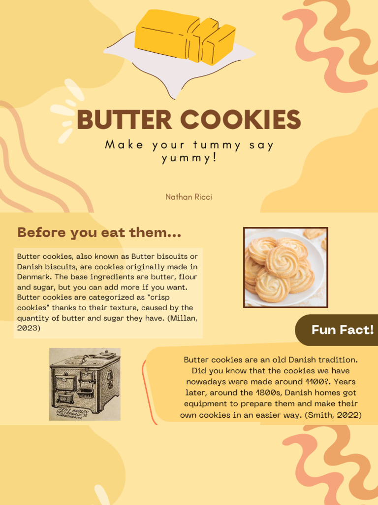 Butter Cookies | PDF | Baking | Cooking