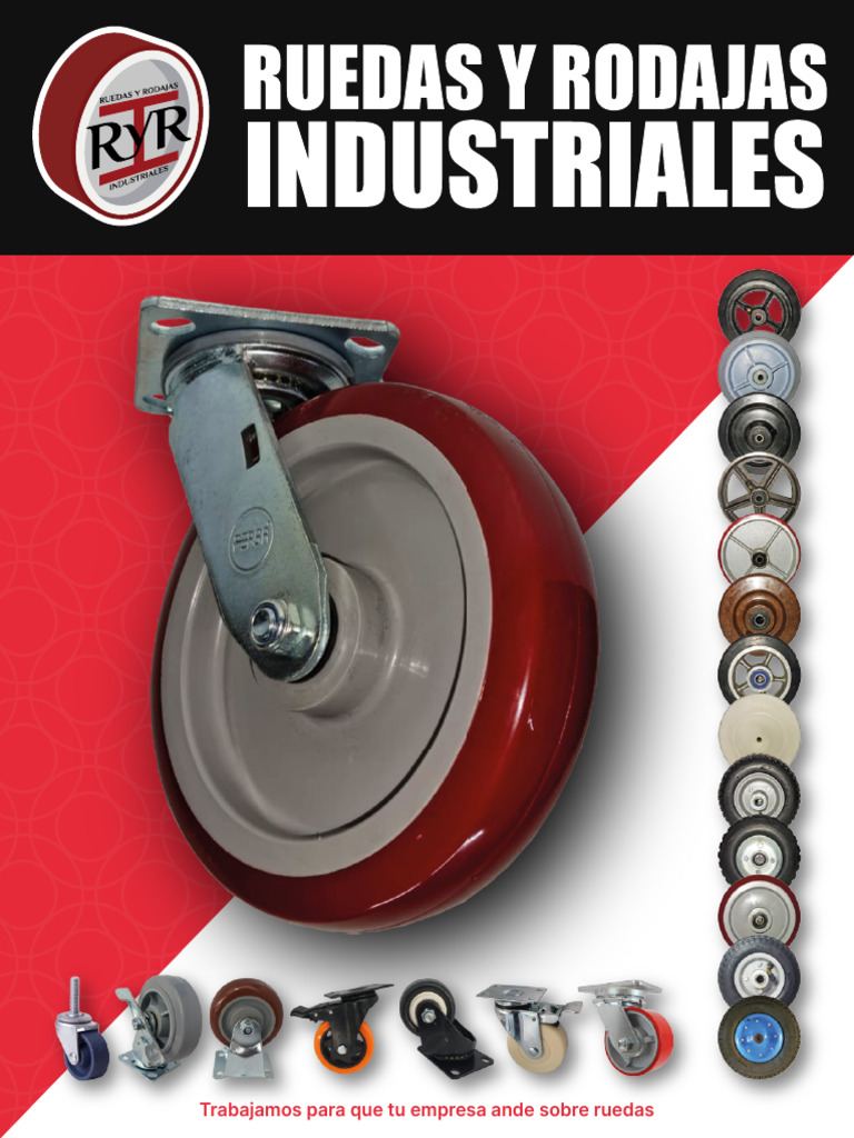 Catalogo Ruedas y Rodajas | PDF | Polímeros orgánicos | Materiales