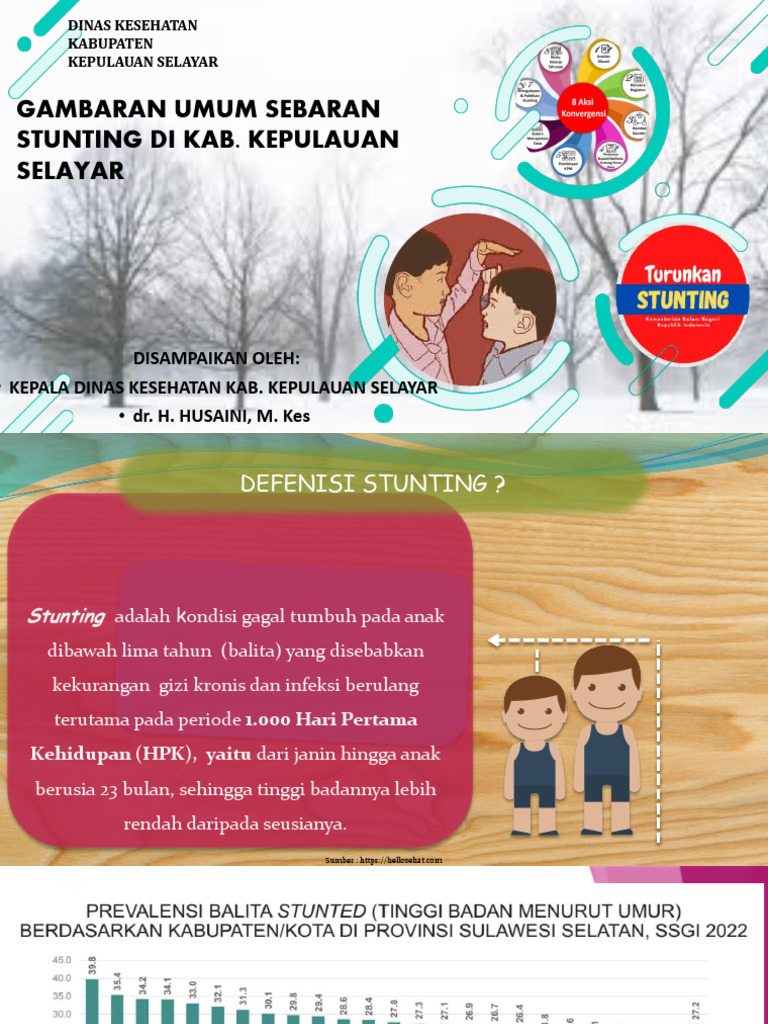 MATERI KADIS Gambaran Umum Sebaran Stunting Di Selayar | PDF