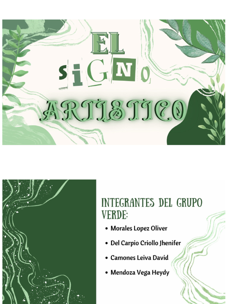 El Signo Artistico - COMU VISUAL | PDF