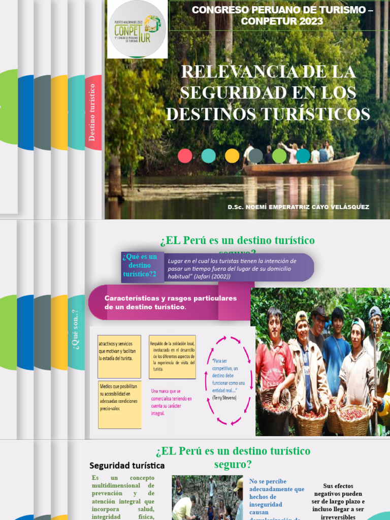 Seguridad Turística en Perú 2023 | PDF | Turismo | Valores