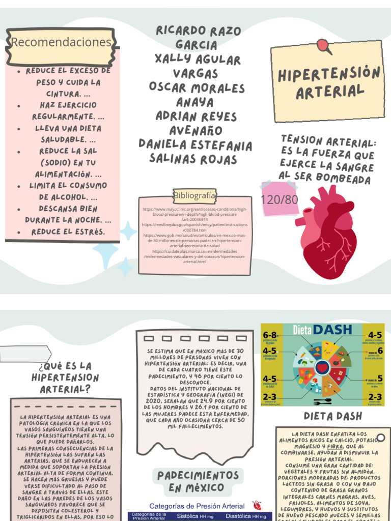 Controla la Hipertensión con Dieta DASH | PDF | Dieta tablero ...