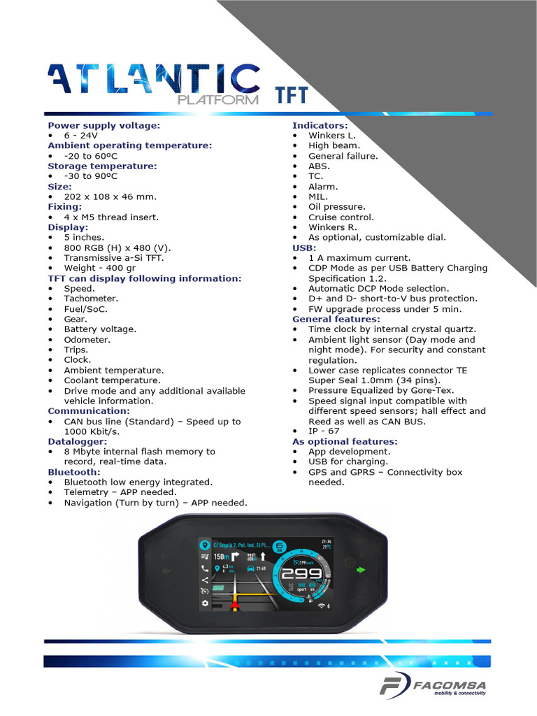 Atlantic TFT | PDF | Usb | Computing