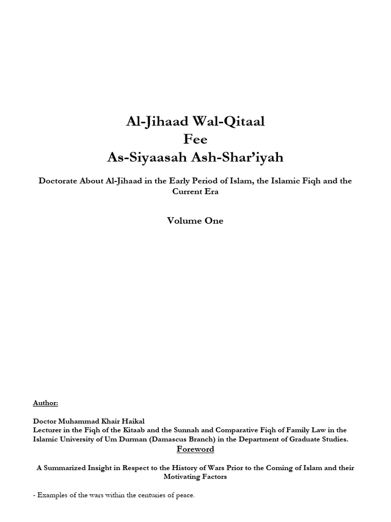 AL - Jihad Walqital | PDF