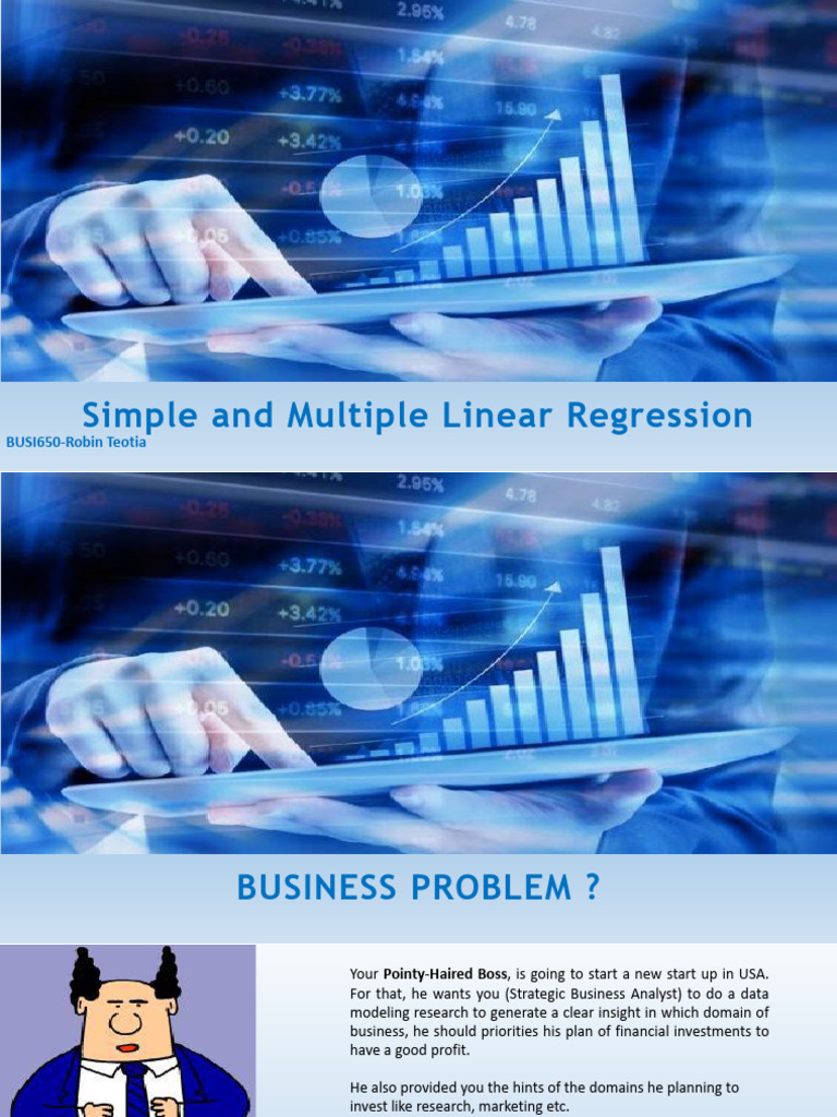 Simple$MultipleLinearRegression RobinTeotia | PDF