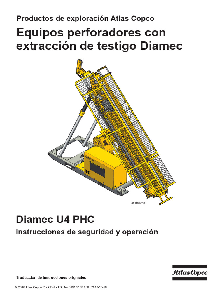Manual Diamec U4 | PDF | Seguridad y salud ocupacional