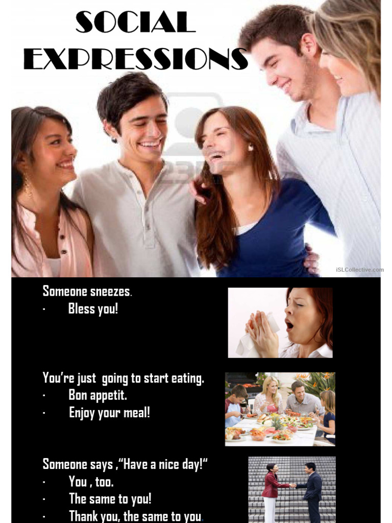 Social Expressions | PDF