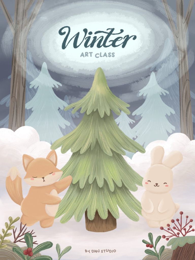 Winter ArtClass DWJ STUDIO 2023 | PDF | Paintings