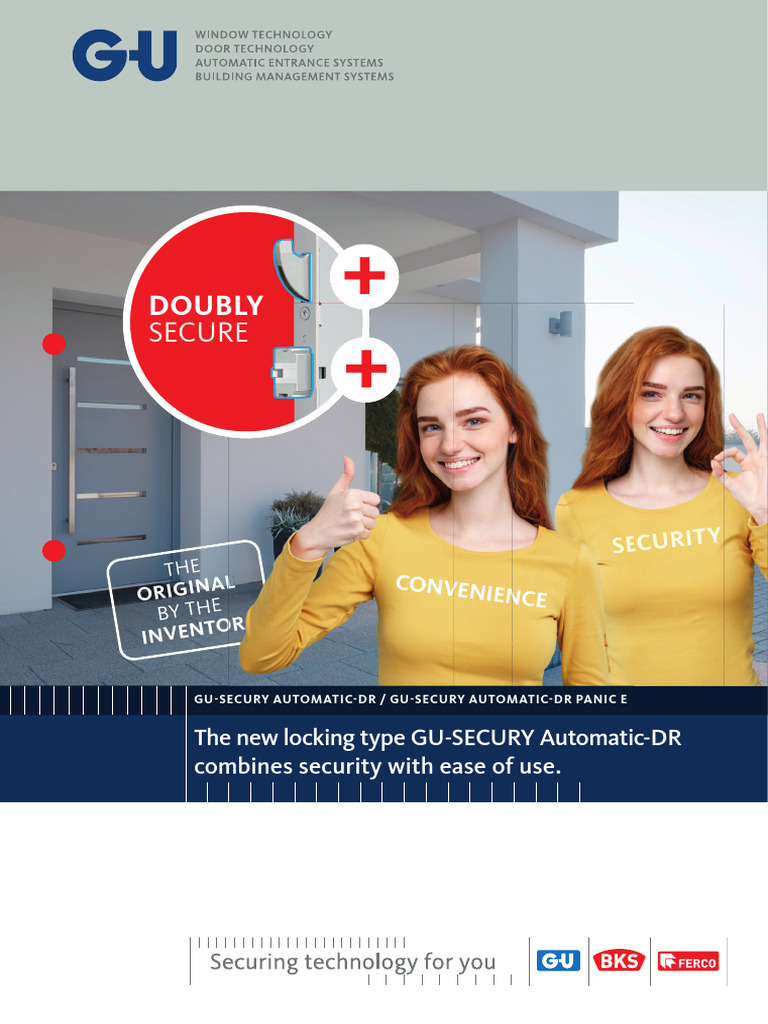 GU-SECURY Automatic-DR 05-21 ENG | PDF | Door | Access Control