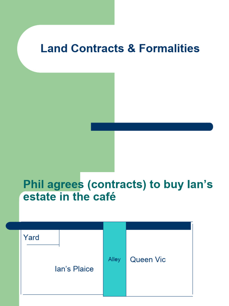 Land Contracts | PDF | Estoppel | Deed