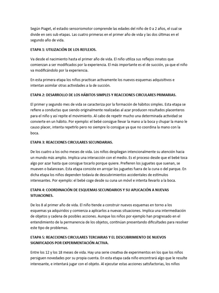Desarrollo Motriz | PDF