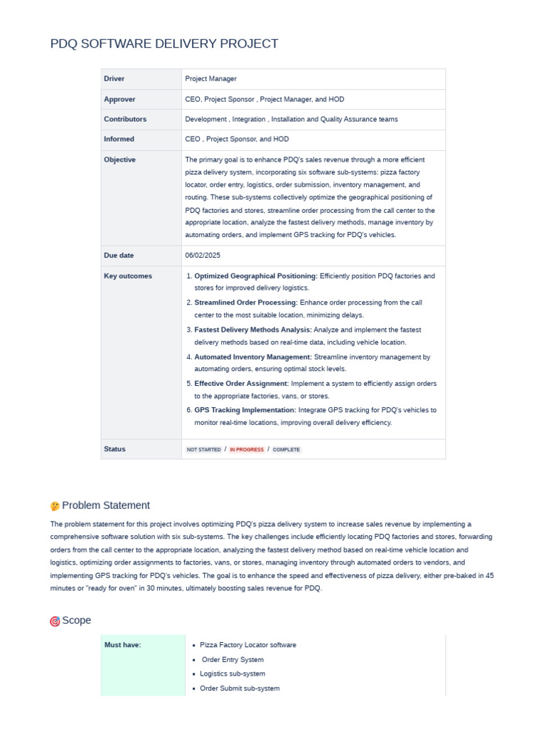 Team-Pdq Software Delivery Project-021223-014616 | PDF | Inventory ...