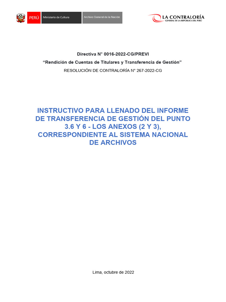 Instructivo AGN | PDF