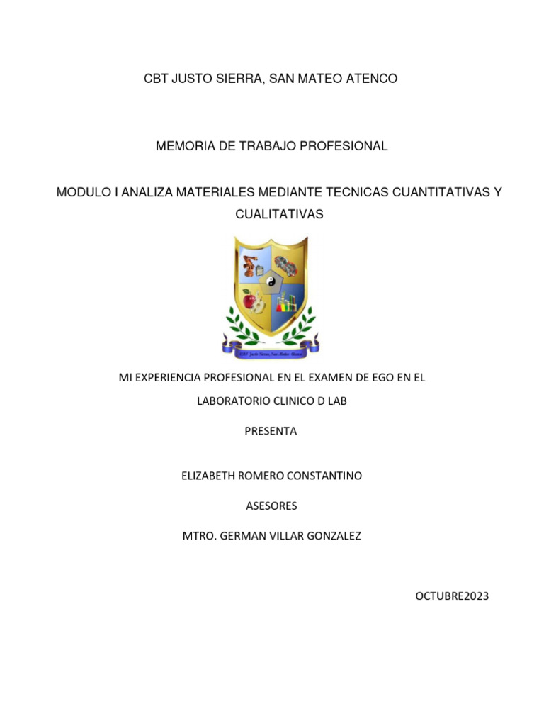 Romero Constantino Elizabeth Pal 2 3-1 | PDF | Agua | Química