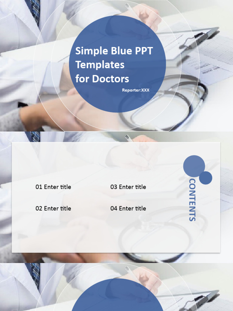 Medical Dark Blue Slide | PDF