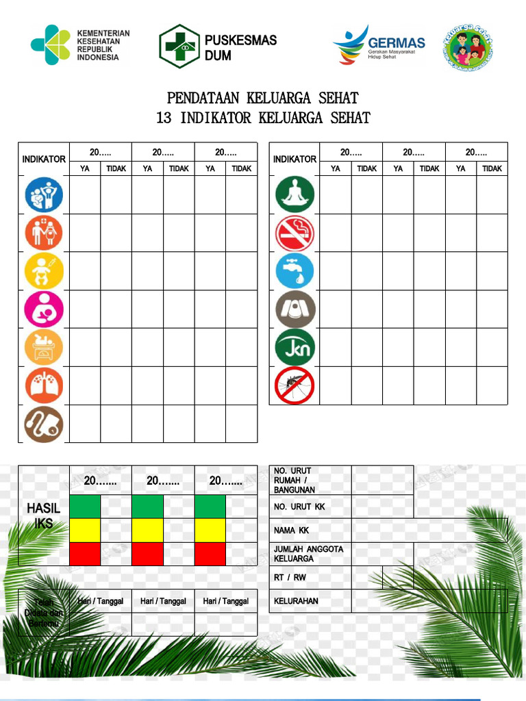 Rancangan Stiker Pis PK - Puskesmas Dum | PDF