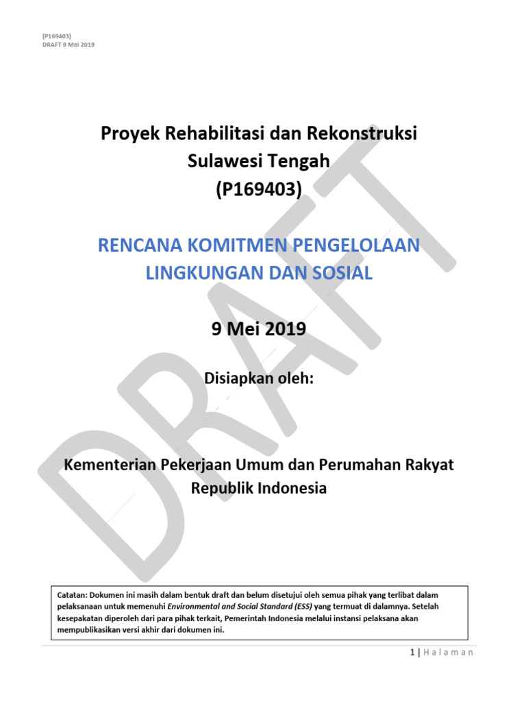 CSRRP-P169403-ESCP-ID Draft 1.0 - POS RPLP | PDF
