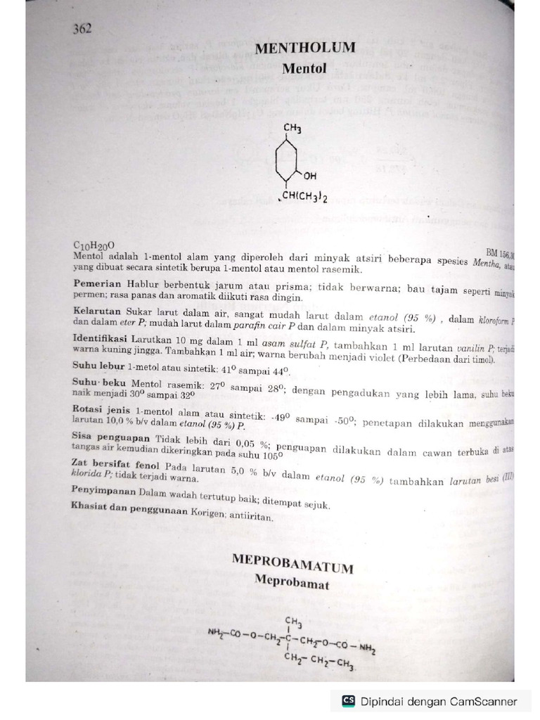 MENTHOL Resep 2 Hal 27 | PDF