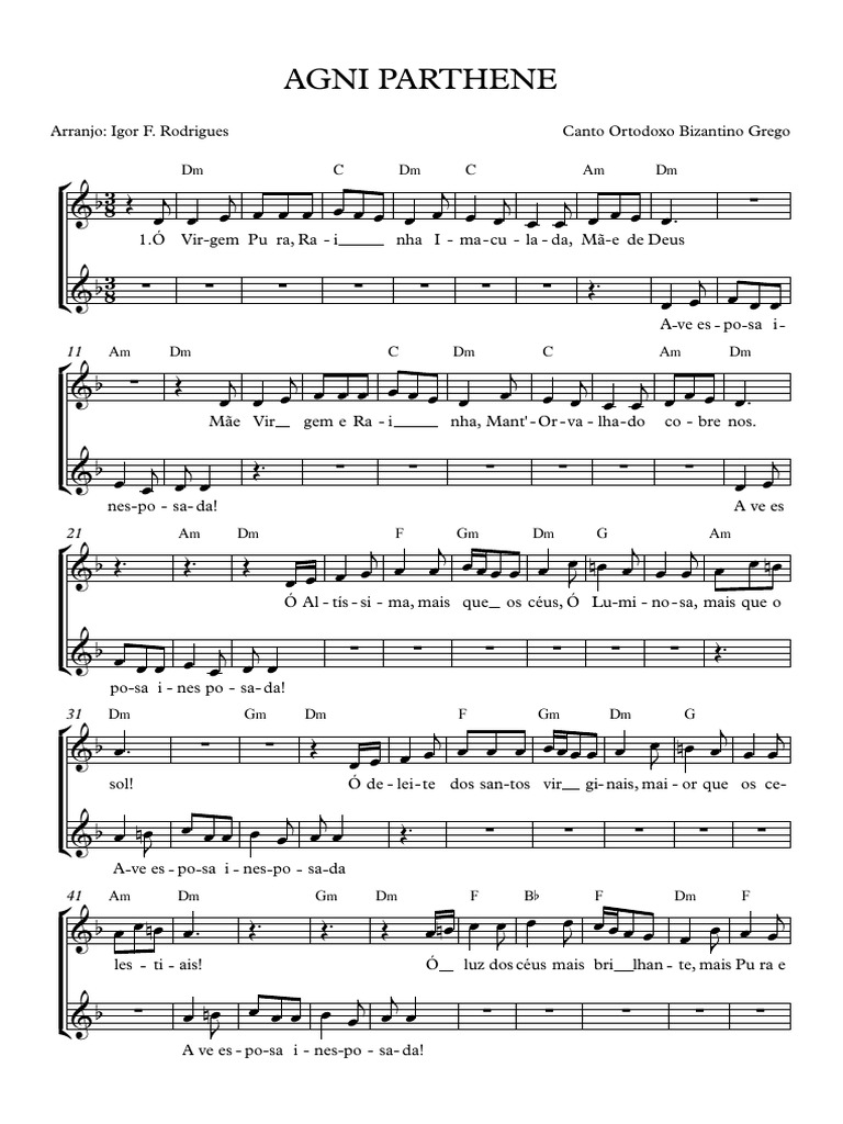 Agni Parthene (Português) | PDF