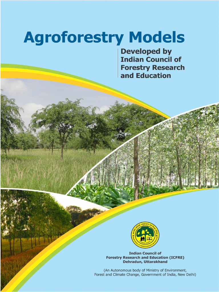 Agroforestry Models Developed by ICFRE | PDF