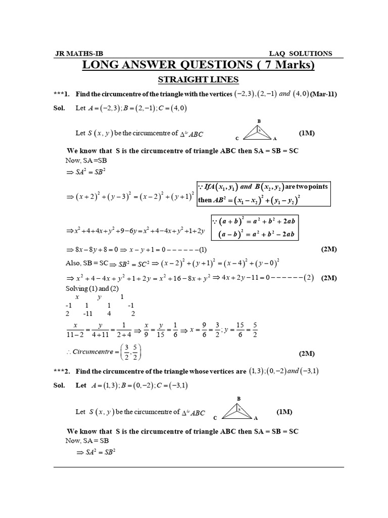 JR Maths-Ib Laq Solutions | PDF | Geometry | Euclid