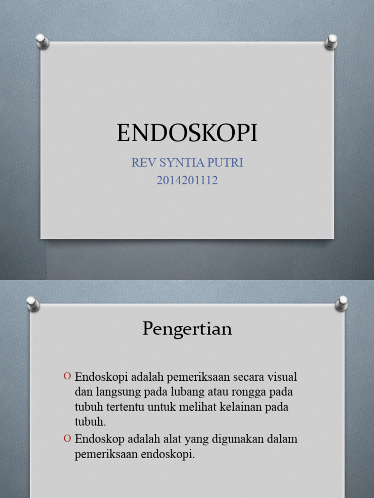 Endoskopi (Revi Syntia Putri) | PDF