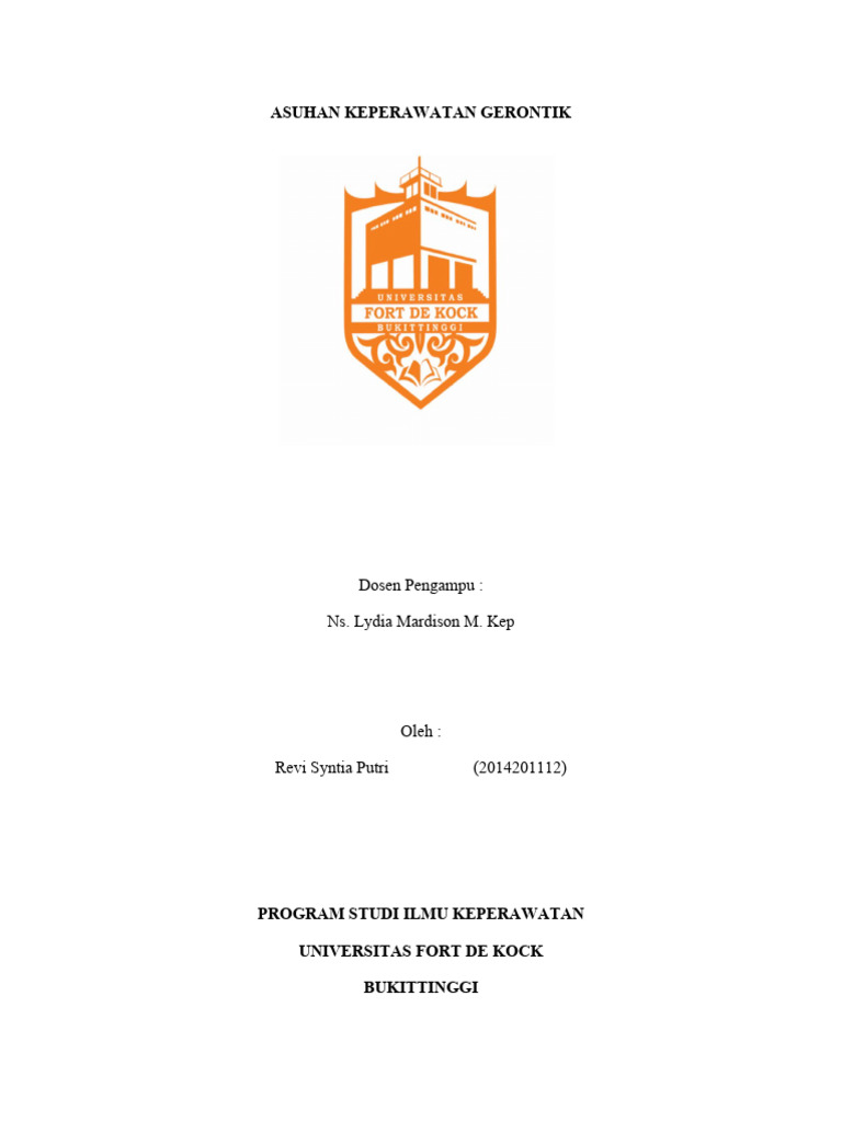 Askep Lansia Revi Syntia Putri | PDF