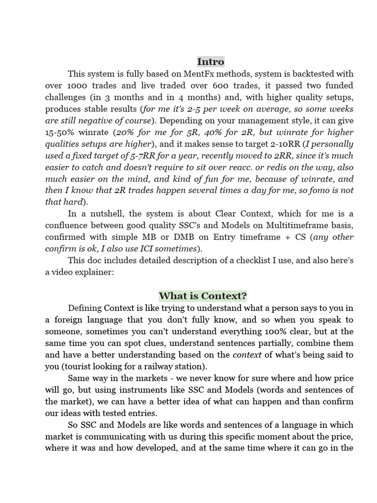 Yellis Plan Video For MentFx Family | PDF | Market Trend | Market ...