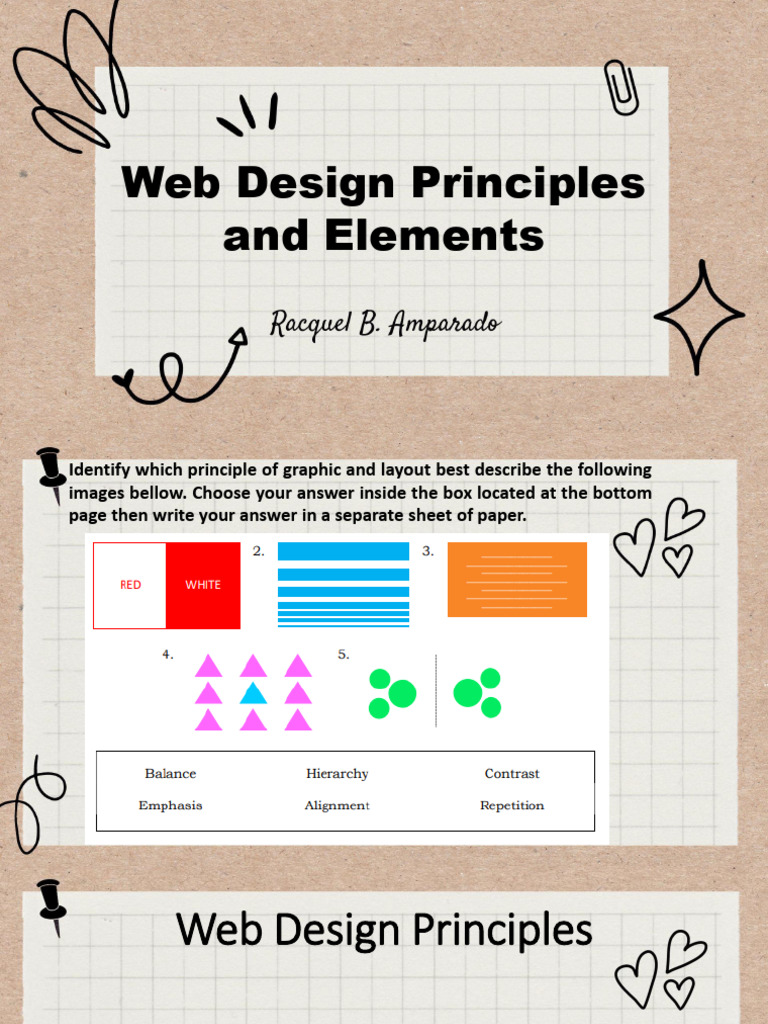 Lesson 9 Web Design Principles and Elements | Download Free PDF | Web ...
