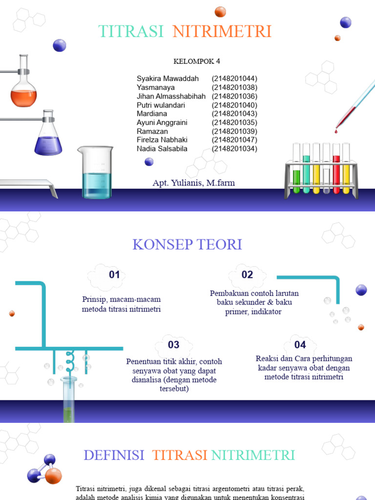 Anfar II Kel 4. Titrasi Nitrimetri Kelas 5 A | PDF