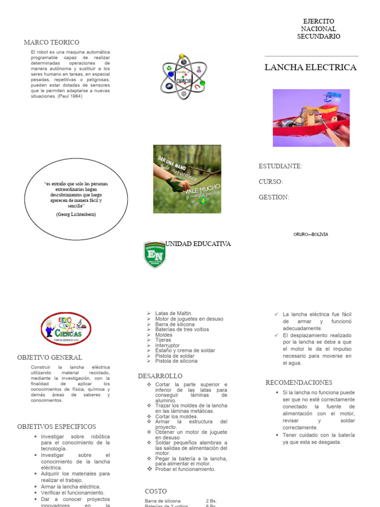 Triptico Feria | PDF